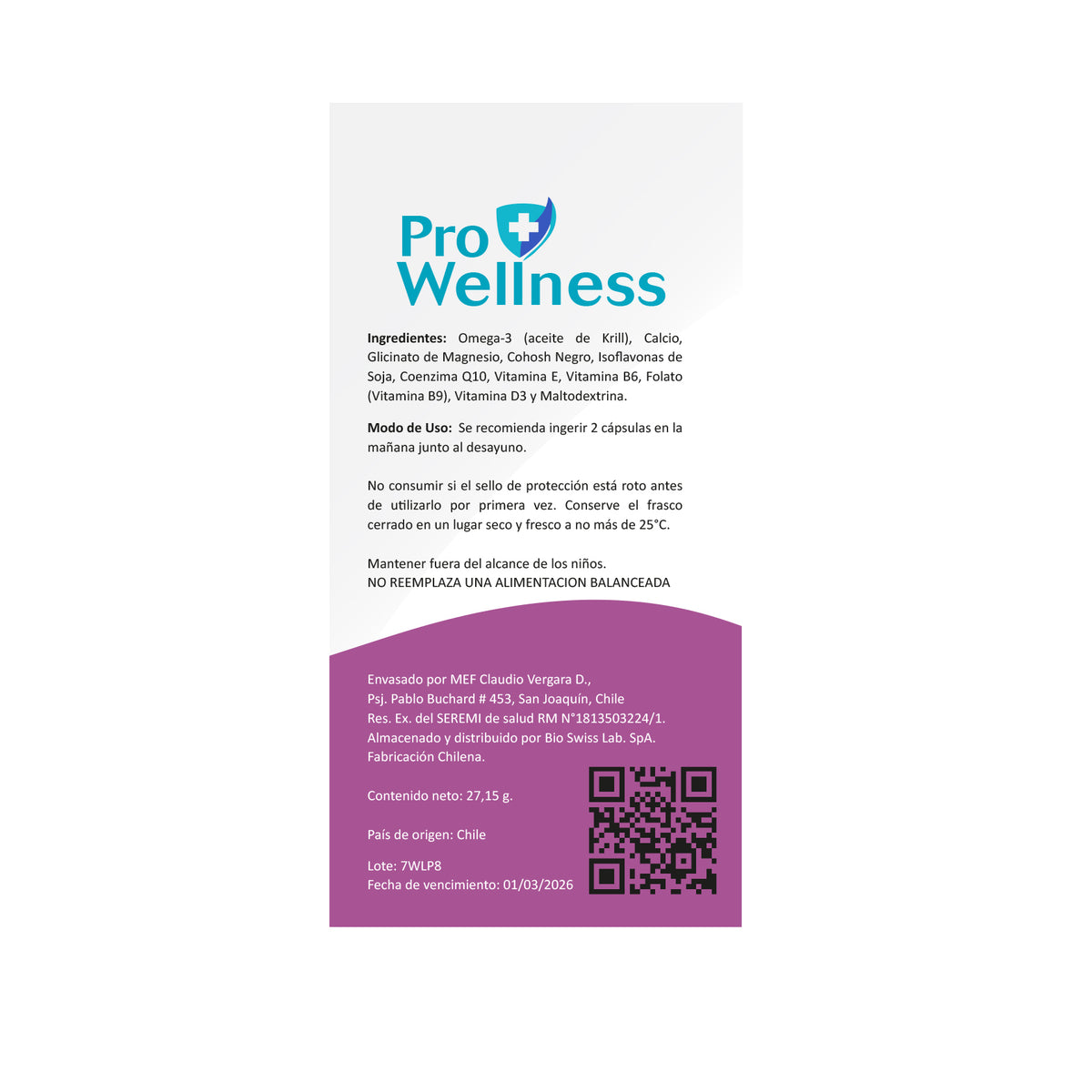Pro Wellness Women Active – Bio Swiss Lab®